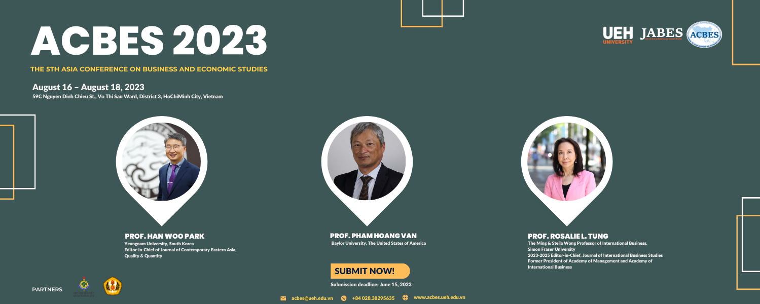 The 5th Asia Conference on Business and Economic Studies (ACBES 2023)
